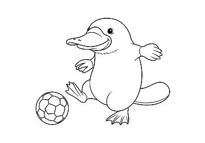 platypus coloring book