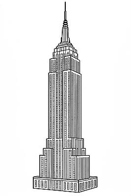 Landmarks And Iconic Place Coloring Pages - Kivios