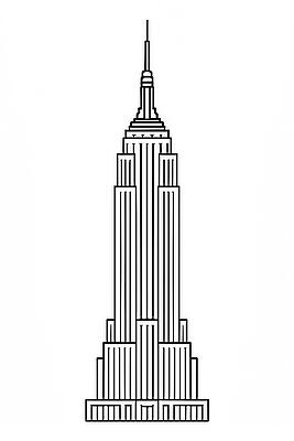 Landmarks And Iconic Place Coloring Pages - Kivios