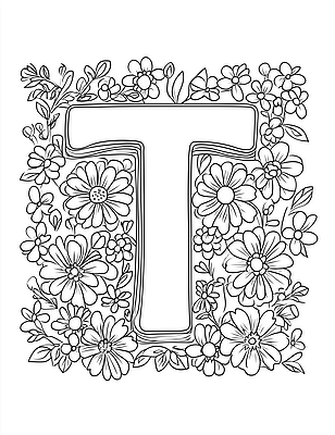 Alphabet Coloring Pages - Kivios