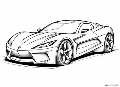 free printable corvette coloring pages