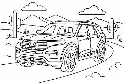 coloring pages vehicles free