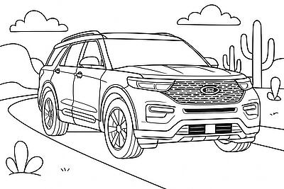 explorer coloring sheet