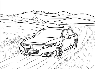 honda coloring sheet