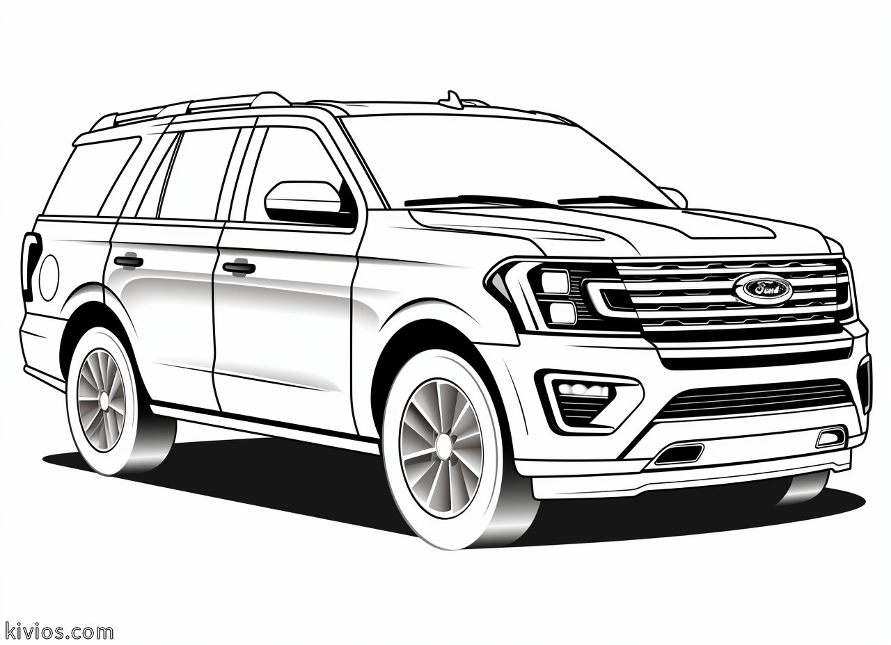SUV Coloring Pages - Kivios