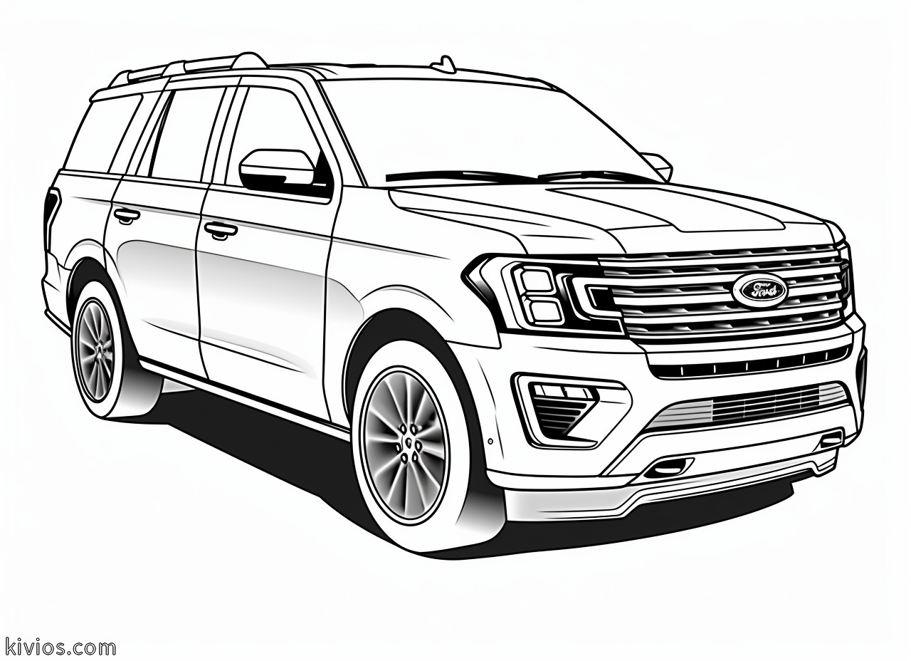 SUV Coloring Pages - Kivios
