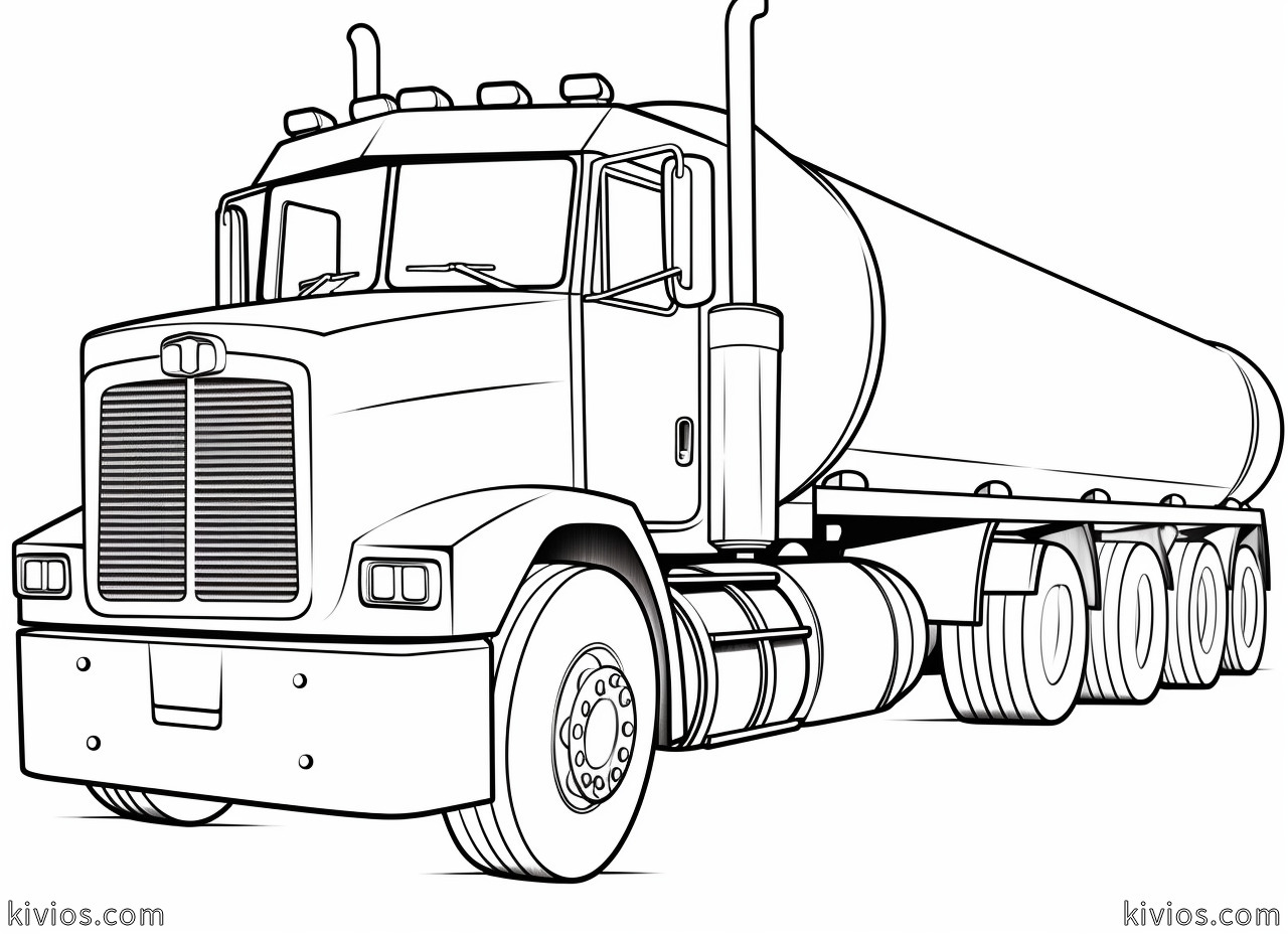 Transport Coloring Pages - Kivios