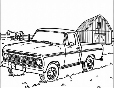 ford coloring pages for adults